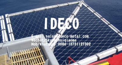 Китай Helicopter Landing Deck Marine Grade316 Stainless Steel Wire Mesh, Heliport|Helipad|Helistop Perimeter Safety Nets продается