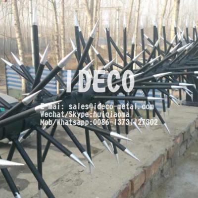 Китай Heavy duty Rotating Fence Spikes, Rotatable Wall Spikes, High Security Rotary Razor Spikes for Military Base продается