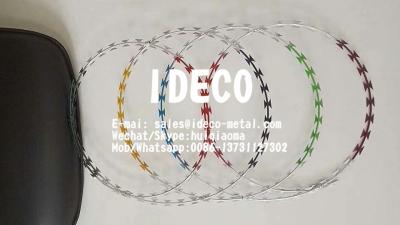 Китай Razor Wire Flat Wrap Coils Fence Top for Crowded Areas, Razor Barbed Wire Security Barriers продается