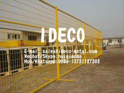 Китай Temporary Construction Fences with Steel Base, Portable Fencing, Movable Perimeter Patrol Welded Wire Panels продается