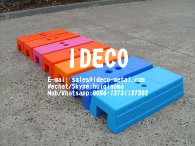 Китай Injection Moulded Temporary Fence Feet, Plastic Temp Fencing Stands, Portable Fence PolyBlock Base продается