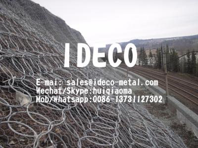 Китай Rockfall Barrier Ring Nets, Slope Rockfall Protection, Railway Slide Catch Fences, Rockfall Wire Mesh Netting продается