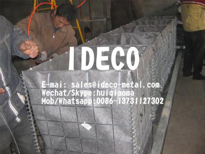 Китай Hesco Bastion, Quick Deployment Flood Control Barriers, Geotextile Gabion Barriers, Soil Filled Bastion Revetment продается
