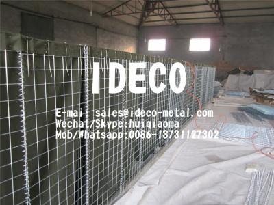 Китай Hesco Barrier, Geotextile-Lined Welded Wire Fabric Gabion, Modular Hesco Concertainer, Mobile Construction Battalion продается