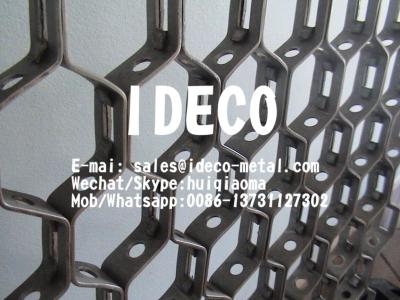 Китай Нержавеющее SUS321 Hexsteel, DIN1.4541 HexGrate, сетка наговора 1Cr18Ni9Ti, 800℃ теплостойкое продается