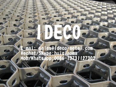 Китай Решетка Hexsteel, плетение сетки раковины черепахи, анкеры для подкладок огнеупорного материала металла продается