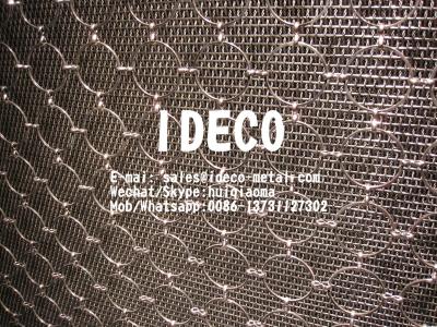 Китай Round Closed Rings Link Chains Curtain, Decorative Ring Mesh Curtain, Architectural Ring Mesh with Figure-8 Connectors продается