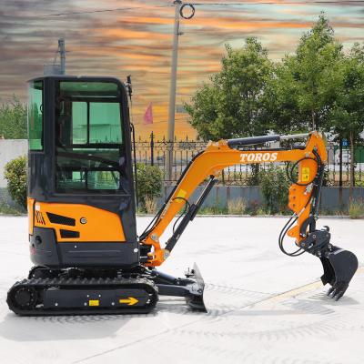 Κίνα 11.8KW 2600rpm 1,8 τόνων Μίνι Εκσκαφέας Μικρό Εκσκαφέας Μηχανή για την Αγροτική Οικογένεια προς πώληση
