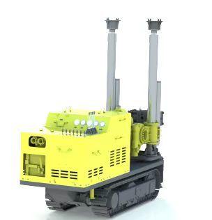 China Single boom crawler drilling rig with FLP wireless remote controller for underground coal mine for sale