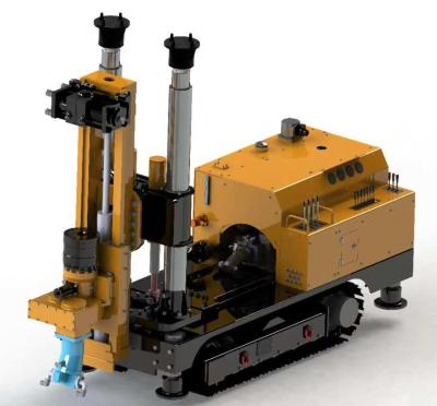 China Single boom crawler drilling rig with FLP wireless remote controller for underground coal mine for sale