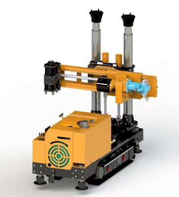 China Single boom crawler drilling rig with FLP wireless remote controller for underground soft coal seam drilling for sale