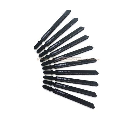 China Tungsten Carbide Gritted Jig Saw Blade T-Shapc in Bulk 100mmX75x8,Grind tiles and clean up crevices,Reciprocating  Saw for sale