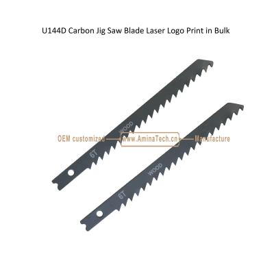 China U144D Carbon Jig Saw Blade Laser Logo Print in Bulk size:100mmx8x6T, Cutting Woods,Reciprocating Saw Blade for sale