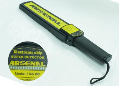 Cina Metal detector portatile leggero della bacchetta della mano per ispezione personale di sicurezza in vendita