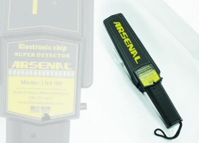 Cina Bacchetta tenuta in mano del metal detector di sicurezza, alta stabilità dell'analizzatore tenuto in mano del metallo in vendita