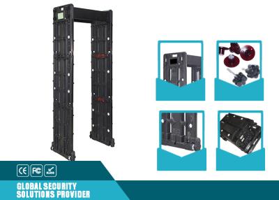 Cina Il metal detector a 7 pollici dell'arco del touch screen con 24/33 allarma le zone, IP65 impermeabile in vendita