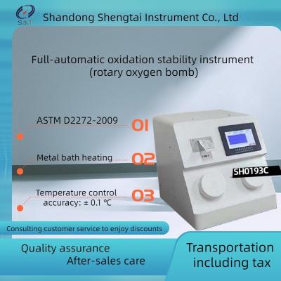 China Método giratorio giratorio automático Astm D2272 del recipiente del reactor del probador de la bomba del oxígeno en venta