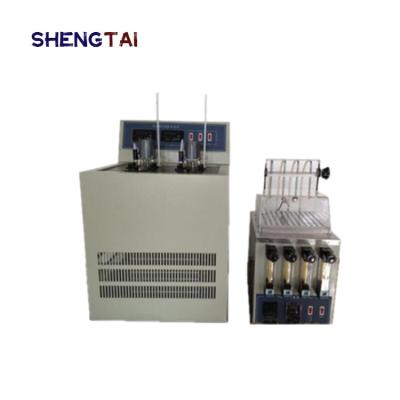 China SH3554 Petroleum Wax Oil Content Tester Butanon Toluene Methode Twee baden en acht gaten Te koop