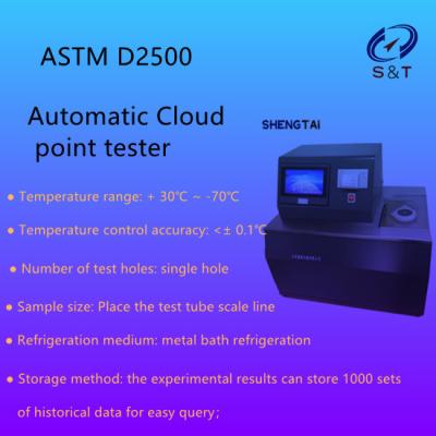 Chine ASTM D2500 Appareil d'essai du pétrole Testeur automatique de points nuageux à vendre