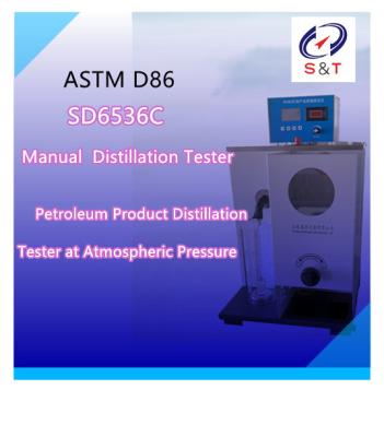 China Instrumentos de análisis químico ASTM D86 Probador de destilación de productos petrolíferos en venta
