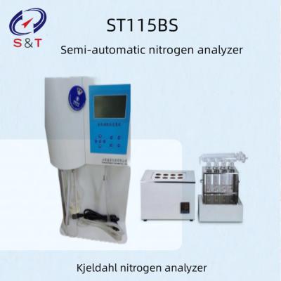 China Instrumento semiautomático de análisis de nitrógeno Kjeldahl para pruebas de piensos para granos alimenticios en venta