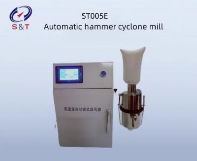 China Instrumento de ensayo de harina martillo automático de molino de ciclones pantalla LCD en venta