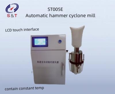 China Instrumento de ensayo de harina martillo automático de molino de ciclones pantalla LCD en venta