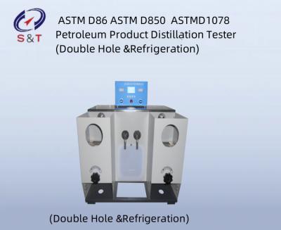 ASTM D1078 두 개의 샘플 검사를 할 수 있는 석유 제품 증류 장치