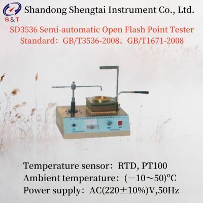 Китай Мощность Ac220±10%V 50hz Полуавтоматический открытый точкой вспышки тестер Температура окружающей среды -10 ≈ 50oC продается