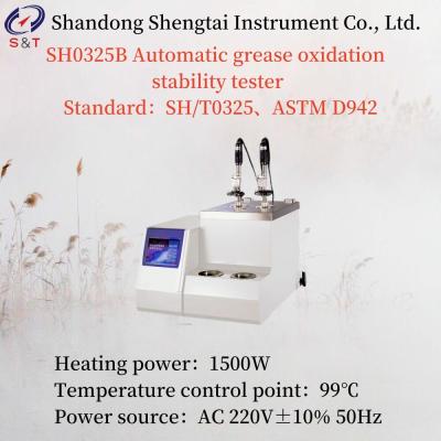 China Heizleistung 1500 W Automatischer Stabilitätsprüfer für die Fettoxidation Temperaturkontrolle Genauigkeit ±0,1°C zu verkaufen