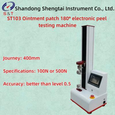 Cina livello 0,5 Cerotto di unguento 180° Macchina elettronica per la prova del peeling ST103 100N O 500N in vendita