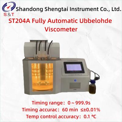 Cina 0.1 Precisione Viscometro cinematico Ubbelohde completamente automatico gamma di misurazione 0,6-1000 mm2/S in vendita