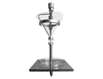 Cina GB/T11986 Testatore dell'angolo di riposo delle polveri e delle particelle con cono con una staffa a 60° in acciaio inossidabile in vendita