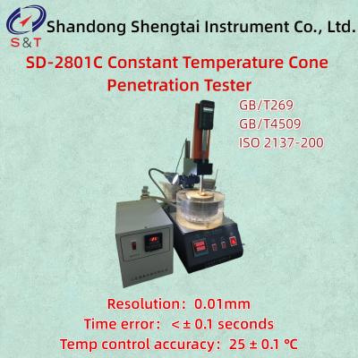 China ISO 2137 Konstanztemperatur-Kegeldurchdringungstester SD2801C Temperaturregelungsgenauigkeit 25±0,1°C zu verkaufen
