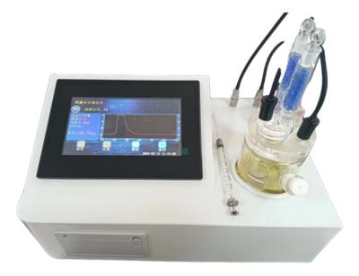 중국 완전 자동 윤활소 마이크로 습도 분석기 ASTM D1744 쿨롱 법칙 해상도 0.1μG 판매용