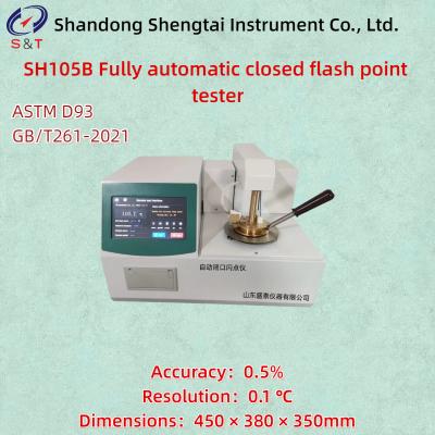 China Teste de punto de inflamación cerrado totalmente automático ASTM D93 Temporalidad de la sala del transformador ± 370 °C en venta
