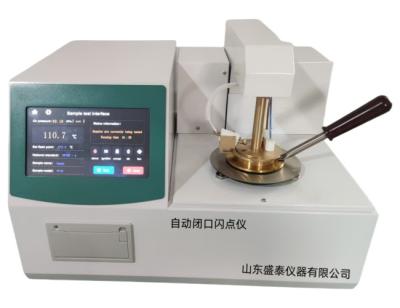 China Teste de punto de inflamación cerrado totalmente automático ASTM D93 Temporalidad de la sala del transformador ± 370 °C en venta