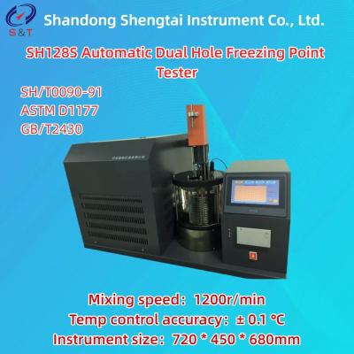 China 2 agujeros Teste automático de punto de congelación de doble agujero Velocidad de mezcla 1200 r/min ASTM D1177 en venta