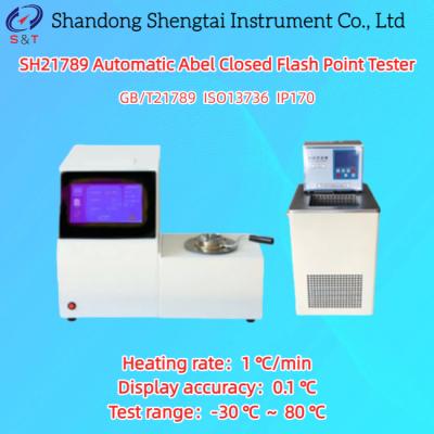 China Probador automático de punto de inflamación Abel cerrado -30 ℃ ~ 80 ℃ Velocidad 0.5r/S ISO13736 en venta