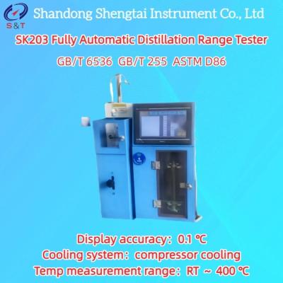 China Probador de rango de destilación totalmente automático RT ~ 400℃ Exportación de datos USB ASTM D86 en venta