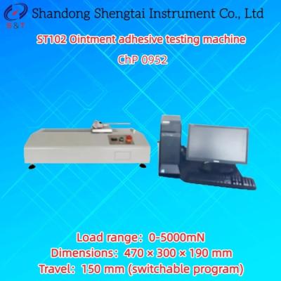 China Ointment Adhesive Testing Machine Travel 150mm speed 1-600 mm/min ChP 0952 for sale