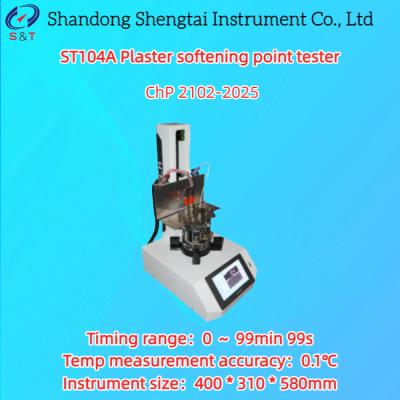 China RT -100℃ Plaster Softening Point Tester Rate 1-105℃/Min 0.1℃ Accuracy ChP 2102-2025 for sale