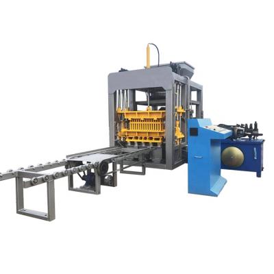 China Building material stores QT5-15 cavity machine cement brick making machine price, concrete machine block to make money en venta