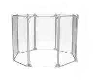 Quality Portable Foldable Dog Cat Playpen Acrylic Pet Tent House Modern Indoor Button Closure for sale