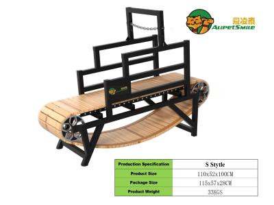 Chine Le tapis roulant manuel en bois est une solution personnalisée pour animaux de compagnie pour les reptiles et les gros chiens. à vendre