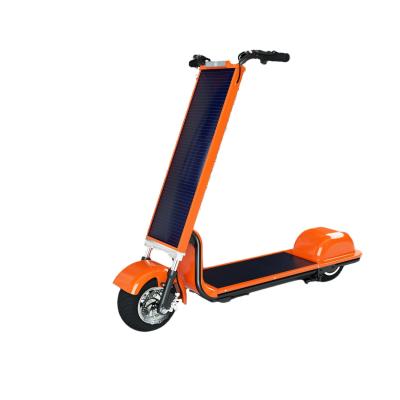 China 36-Volt-Solarroller mit schlankem Solarpanel und klappbarem Design 35-70 km Reichweite pro Ladung zu verkaufen