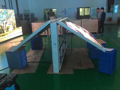 China El doble echó a un lado pantalla de visualización llevada móvil llevada del camión de alquiler delgado estupendo del gabinete de la muestra en venta