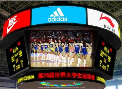 Cina Cubo flessibile diritto P5 P6 SMD3528 3 di pallacanestro dello stadio dello schermo del LED in 1 pixel in vendita