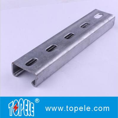 中国 41x41mm、41X21MM は前電流を通しましたり/熱い浸された細長かった支柱チャネル Unistrut チャネル 販売のため