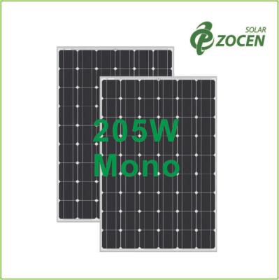 Cina Pannelli solari monocristallini laminati di 205W 36V con rivestimento riflettente anti- in vendita